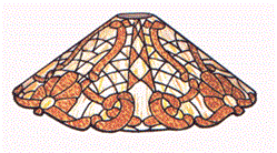Cone Form Stained Glass Lampshades - Whittemore-Durgin Stained Glass ...