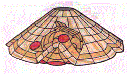 Cone Form Stained Glass Lampshades - Whittemore-Durgin Stained Glass ...