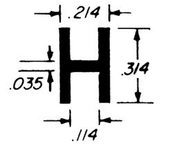 Flat "H" Lead Came - Whittemore-Durgin Stained Glass Supplies