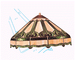Panel Form Stained Glass Lampshades - Whittemore-Durgin Stained Glass ...