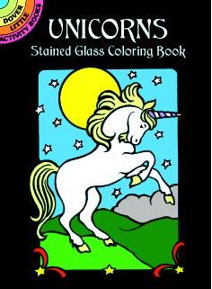 Unicorns Stained Glass Coloring Book (Pocket-Sized) - Whittemore-Durgin ...