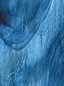 Spectrum Deep Steel Blue on Sky Blue Waterglass Fusible (433-1WF ...