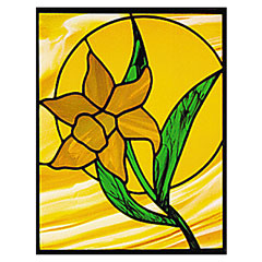 Carolyn Kyle Stained Glass Pattern - Sunny Daffodil (CKE-30 ...