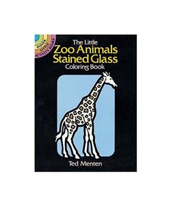 Little Zoo Animals Stained Glass Coloring Book (Pocket Sized ...