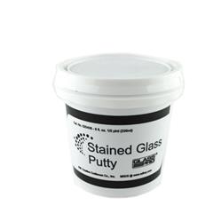 Glasspro Black Putty (1/2 Pint) - Whittemore-Durgin Stained Glass Supplies