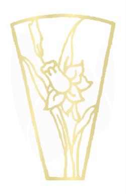 Daffodil Night Light Brass Filigree - Whittemore-Durgin Stained Glass ...