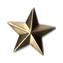 Stamped Brass Star - Whittemore-Durgin Stained Glass Supplies